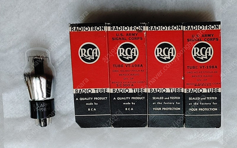 RCA 6G6G 미군용VT-198A 미개봉 4개 판매 | 오디오/홈시어터 | 중고나라