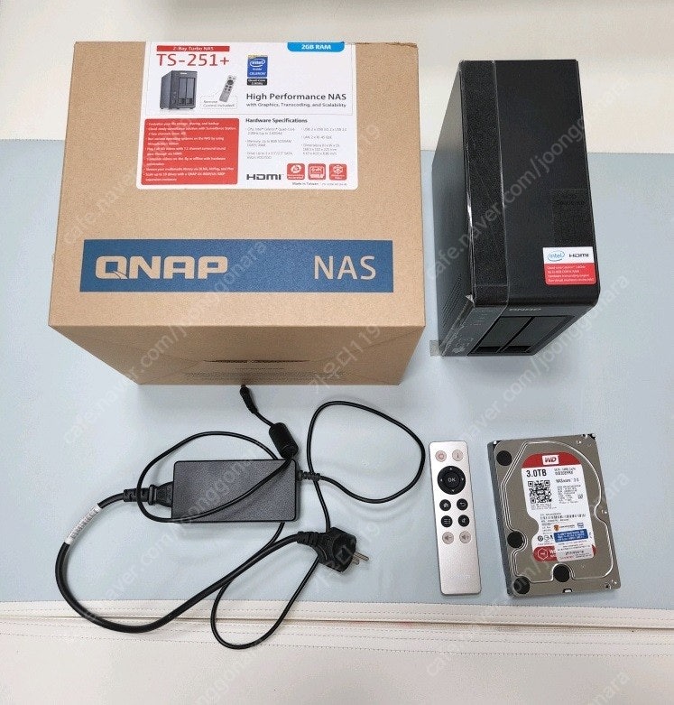 큐냅 (QNAP) TS-251+ (WD RED 3TB HDD 포함) 팝니다. | HDD/SSD/ODD | 중고나라