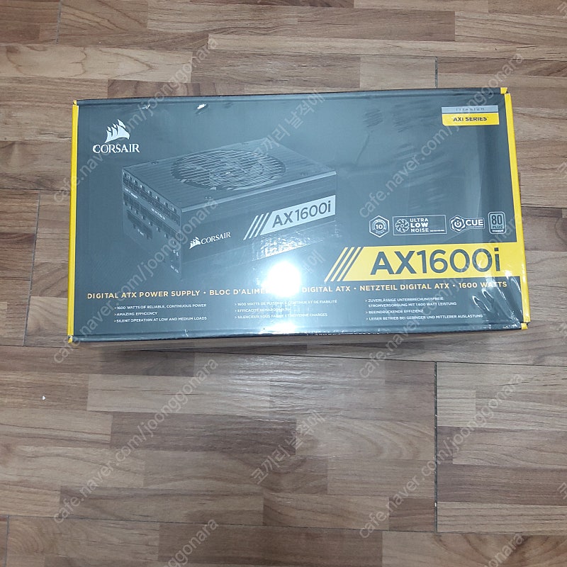 커세어 ax 1600i 티타늄 파워 미개봉 팔아요 | CPU/메인보드 | 중고나라