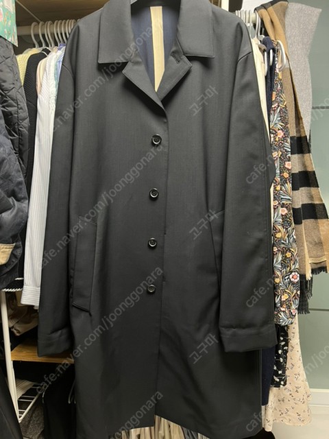 솔리드옴므 블랙 테이핑 맥코트 95 | 티셔츠/캐쥬얼의류 | 중고나라