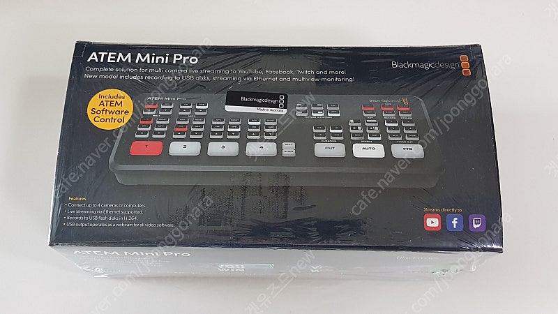 [새제품] ATEM mini pro 블랙매직 아템 미니 프로 영상스위처 | 기타 악세서리 | 중고나라