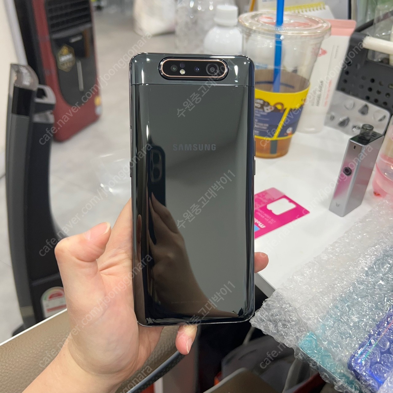 갤럭시A80 A805 SK 블랙 128GB 19만 75... | 스마트폰 | 중고나라