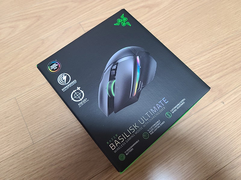 Razer Basilisk Ultimate 바실리스크 얼티메이트 무선충전독포함 미개봉신품 13만원 키보드마우스