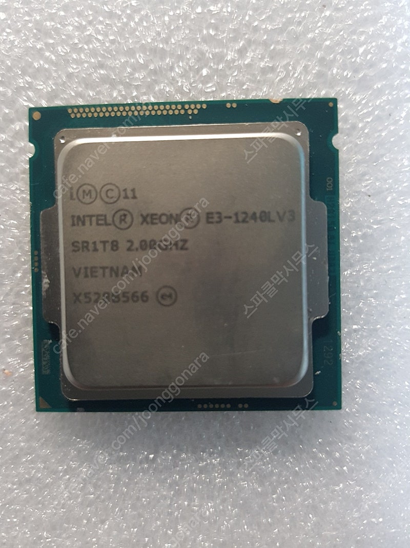 인텔 하스웰제온 E3-1240L V3 25W 초저전력 ... | 중고나라 - 안심되는 중고거래