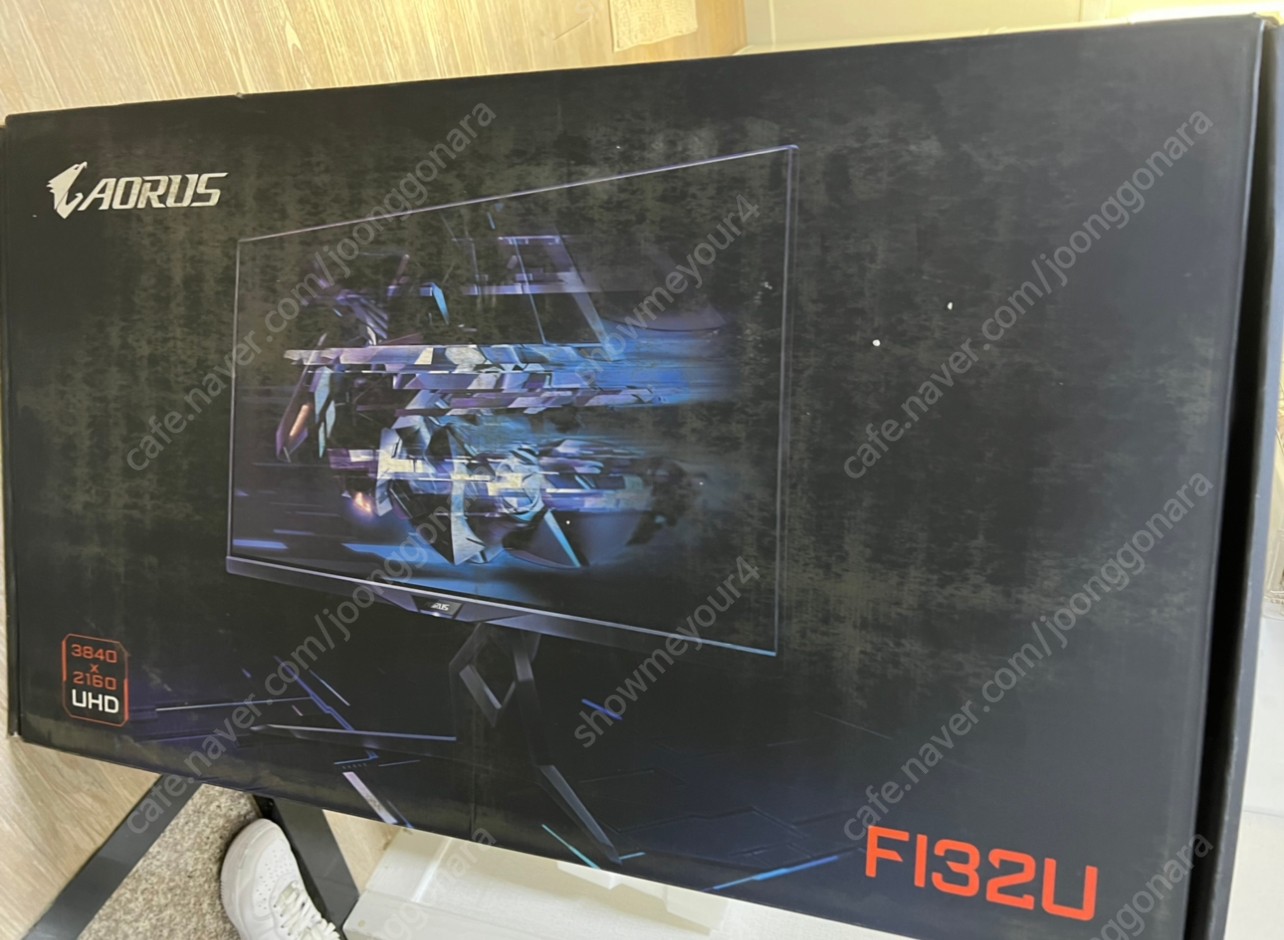 기가바이트 어로스 FI32U 4k 144hz 모니터 팝... | 모니터 | 중고나라