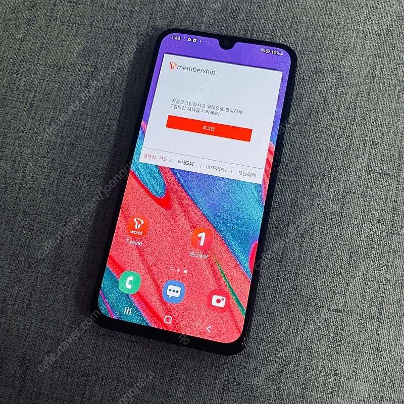 초S급 SKT 갤럭시 A40 블랙 64G 9만원 판매합니다 | 스마트폰 | 중고나라