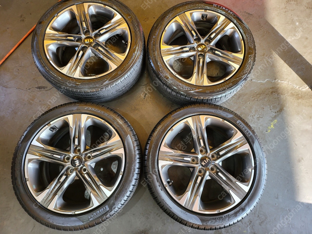 [판매]18인치 K5 DL3 정품휠타이어 1대분 옵셋7... | 휠/타이어 | 중고나라