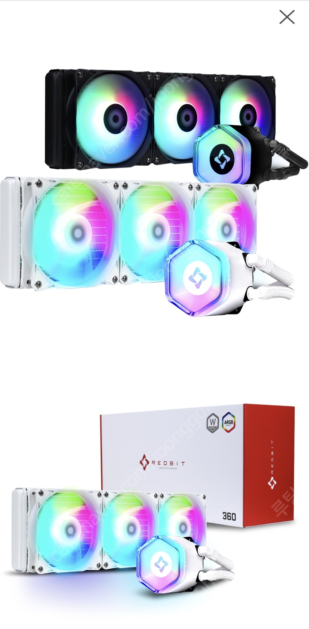 이엠텍 redbit 360 argb + 레드빗 그래픽카... | CPU/메인보드 | 중고나라