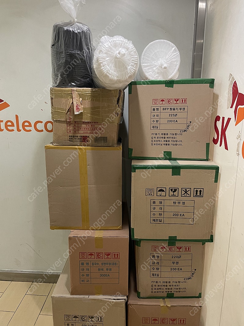 감자탕 포장용기 일회용포장용기 나무젓가락등 팝니다 욕실용품 중고나라
