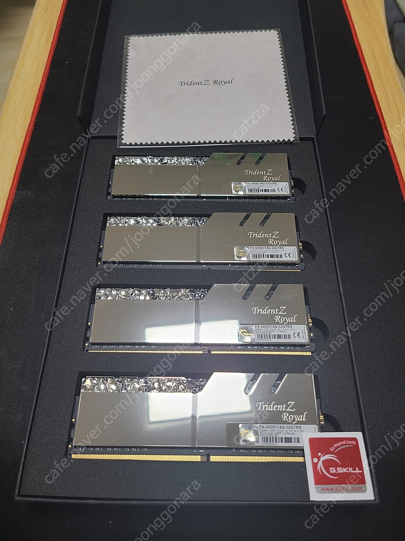 지스킬 로얄 실버 32g(8g×4) 3200 cl14 ... | CPU/메인보드 | 중고나라