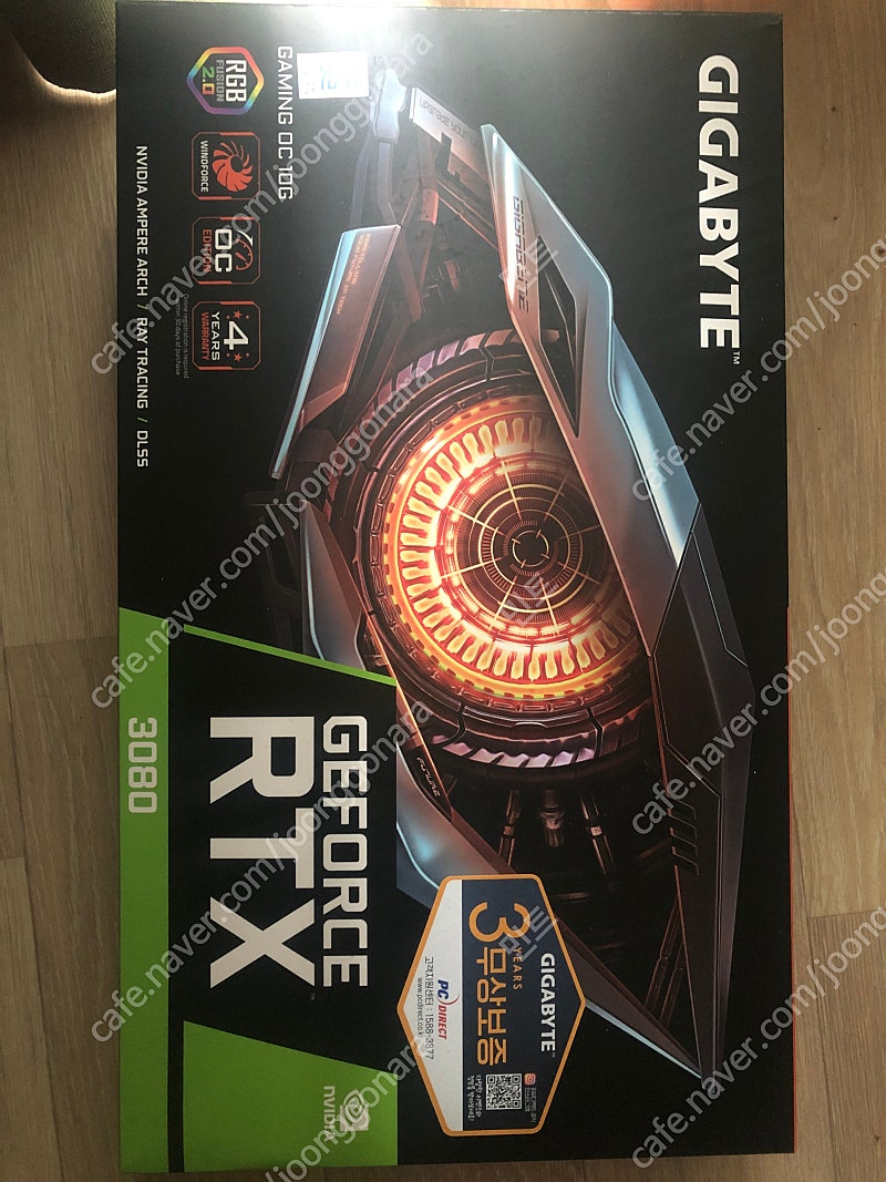 기가바이트 gaming oc 3080 non lhr 판... | CPU/메인보드 | 중고나라