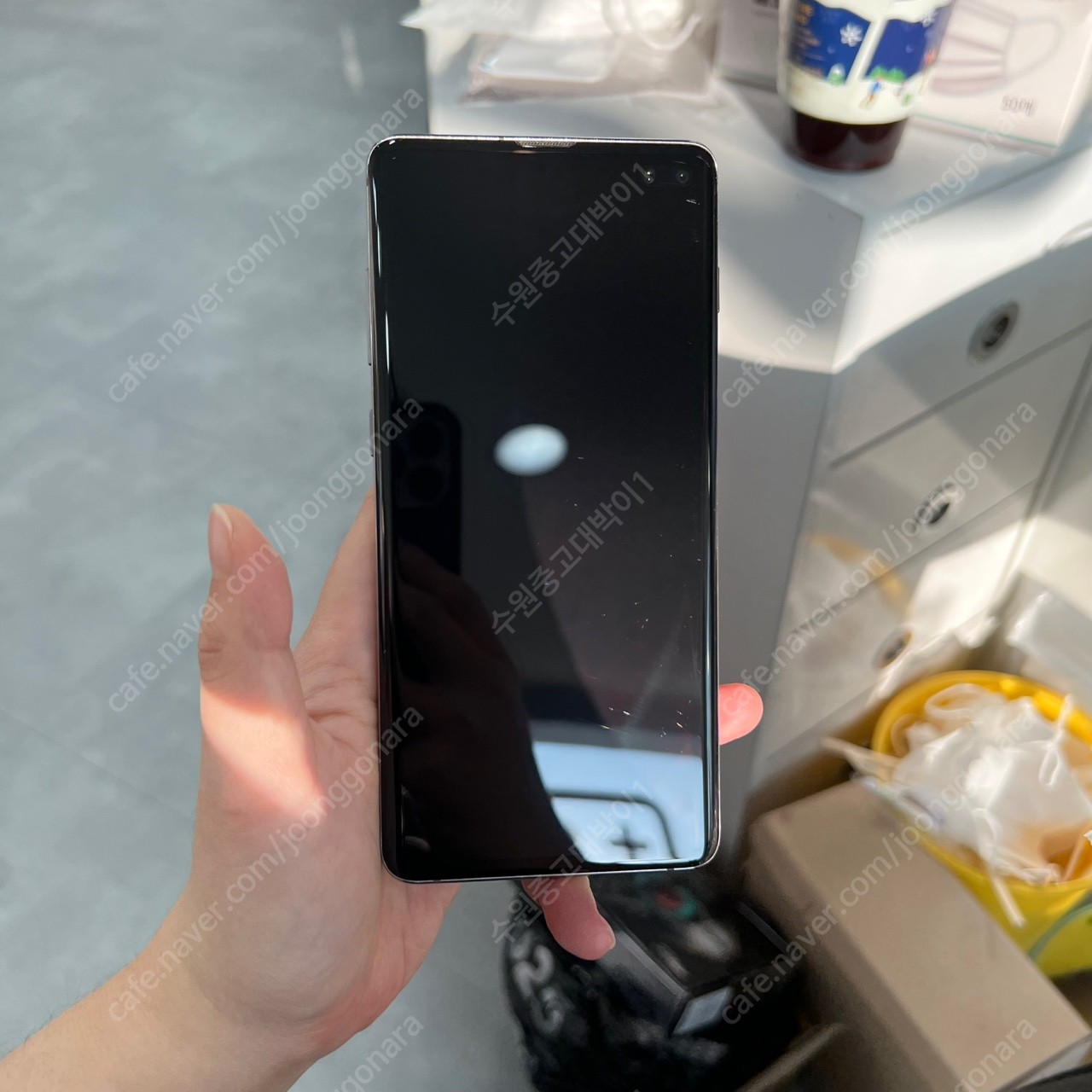 갤럭시S10플러스 G975 SK 블랙 128GB 27만... | 스마트폰 | 중고나라