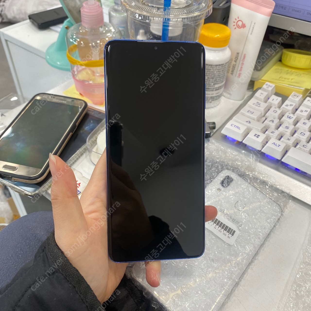 갤럭시S20플러스 G986 SK 블루 256GB 38만... | 스마트폰 | 중고나라