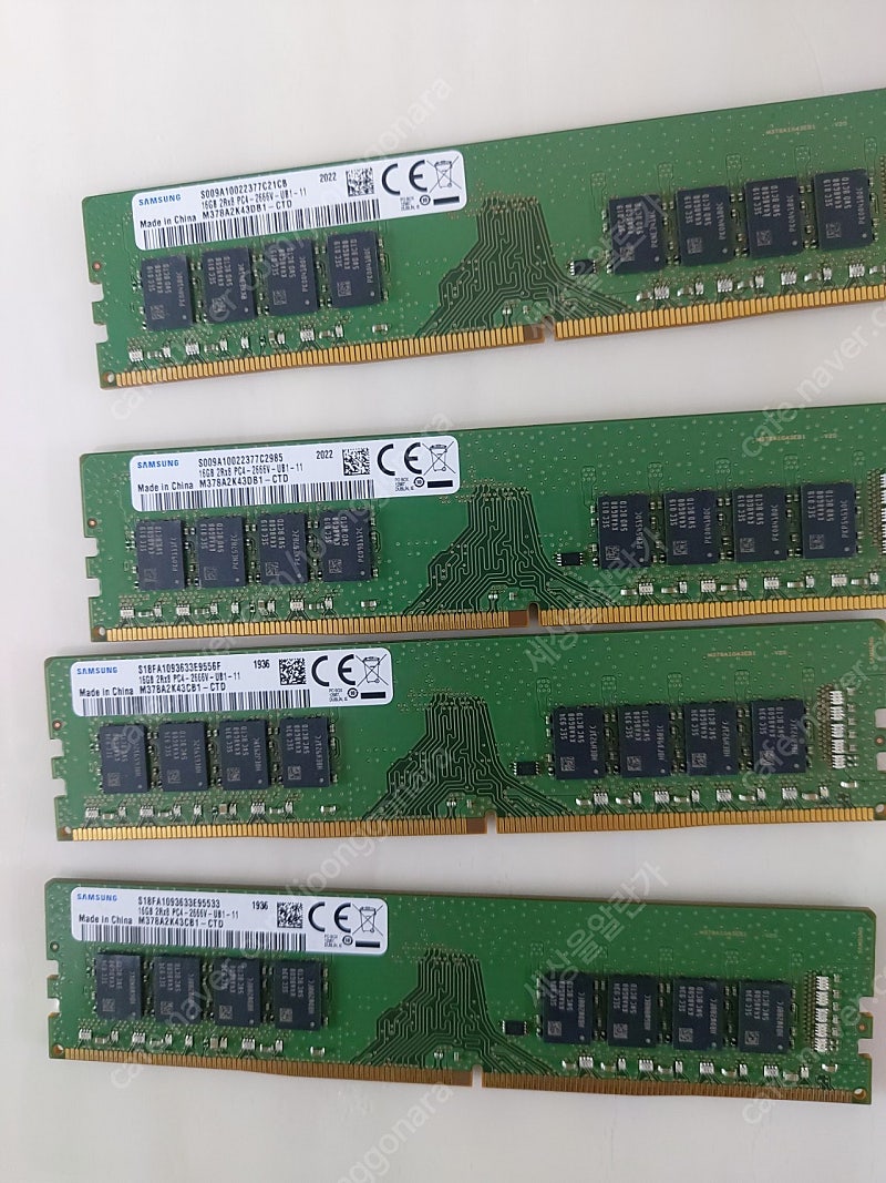 ddr4 2666v 16g x2 일괄택포133000원 | CPU/메인보드 | 중고나라