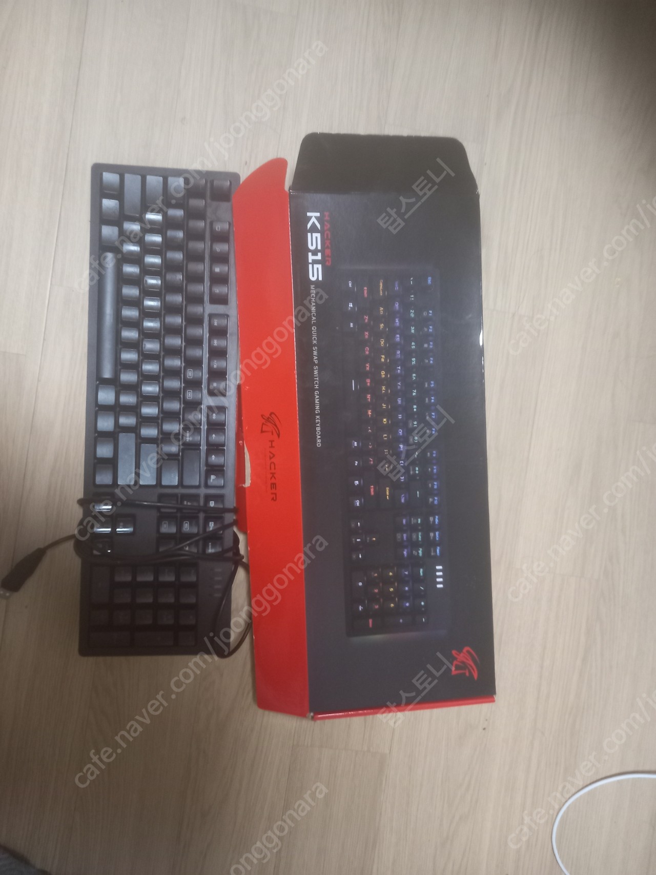 앱코 기계식 키보드 적축 k515 판매 | 케이스/거치대/보호필름 | 중고나라
