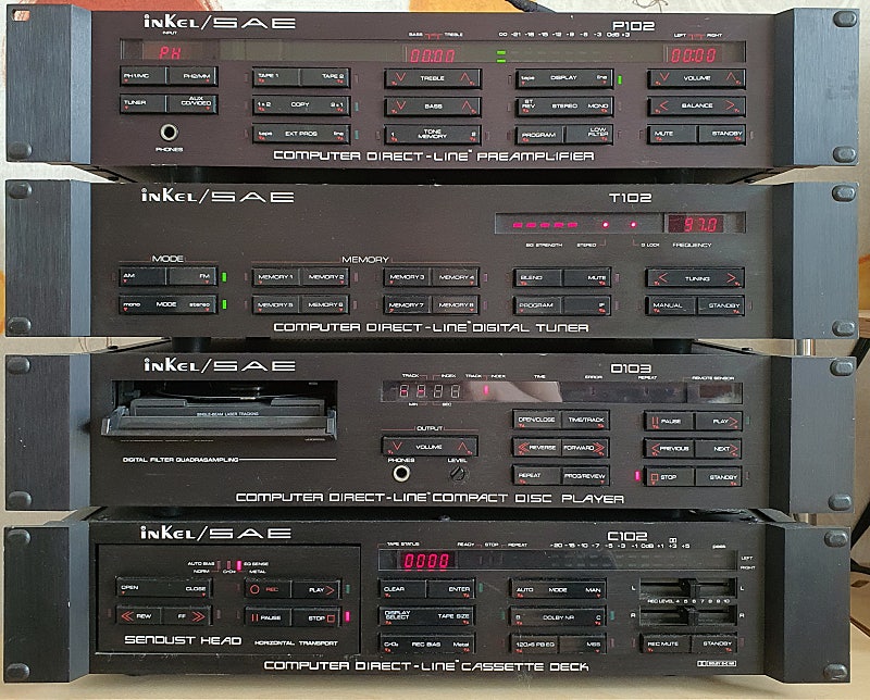 인켈 sae - 프리엠프(p102), 파워(a502) ... | 오디오/홈시어터 | 중고나라