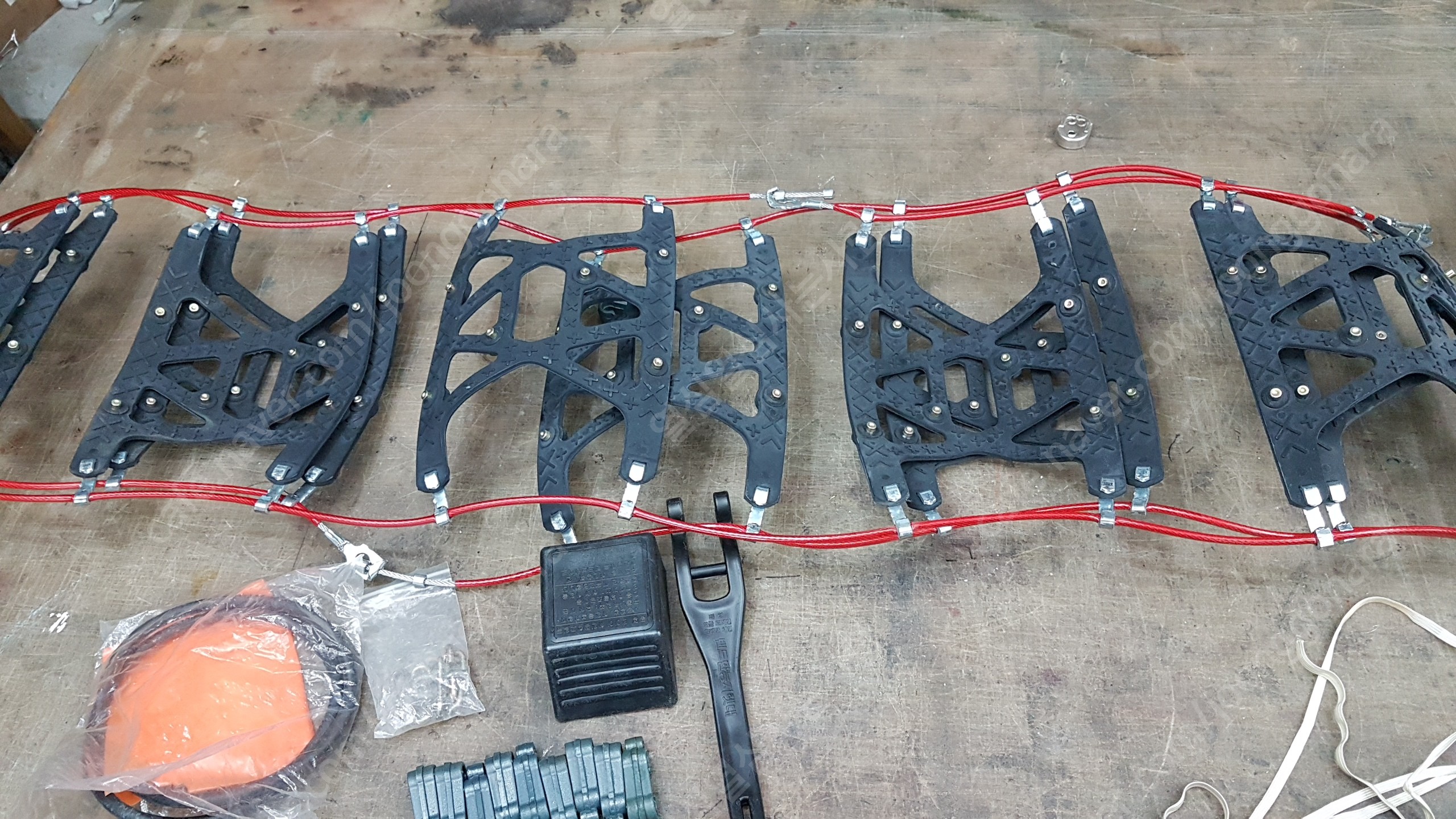 눈길 우레탄 스파이크 와이어체인 스노우체인 화물차용 포... | 기타 부품/용품 | 중고나라