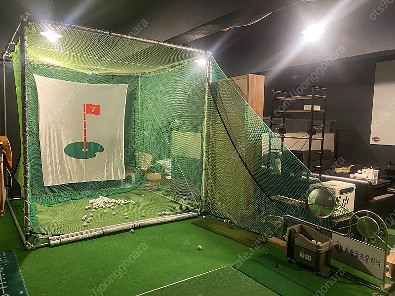골프 개인연습장 풀셋 볼공급기무동력캐디기 볼용품기타 중고나라
