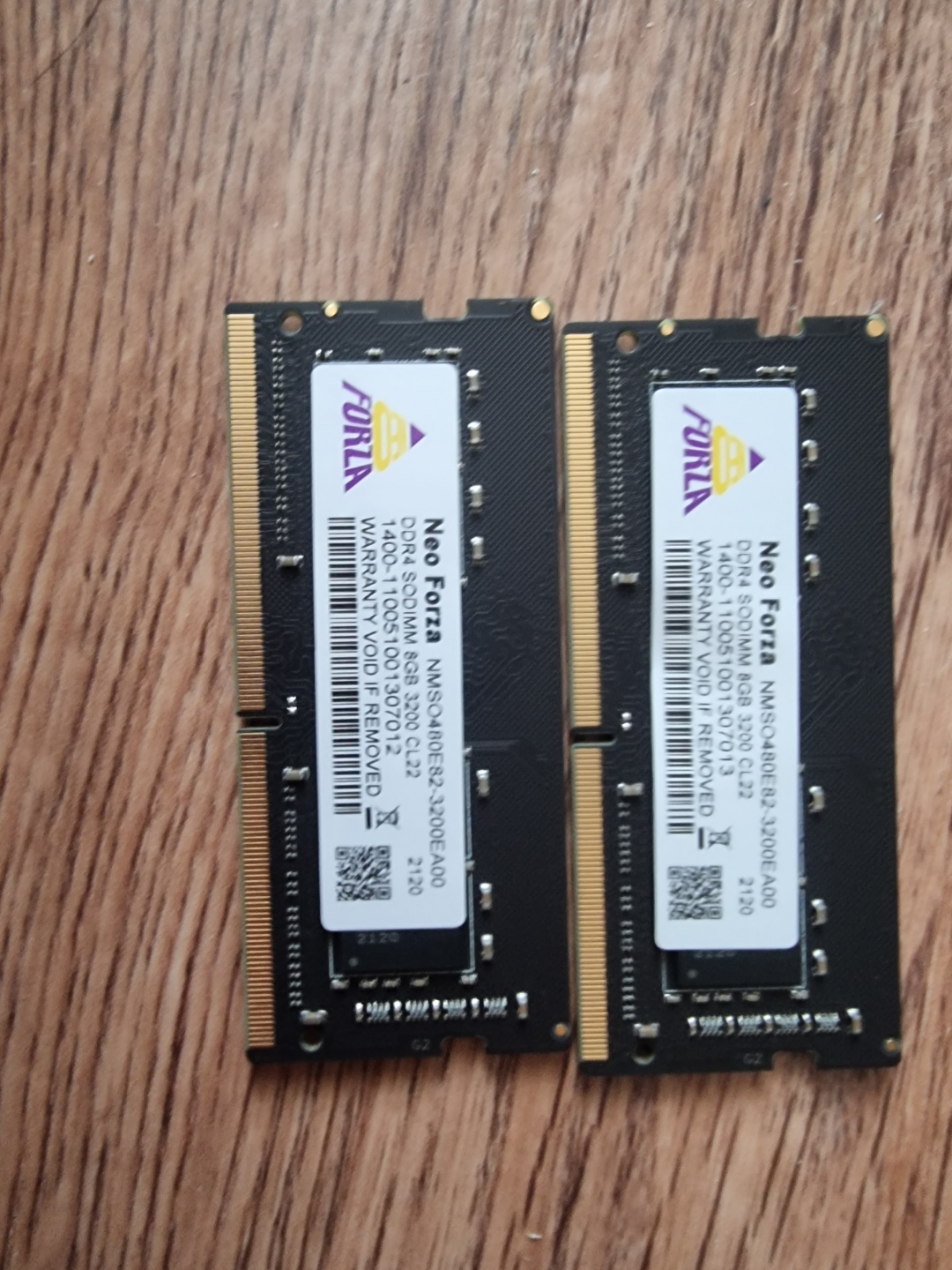 노트북램 ddr4 3200 8gb 2개 판매합니다. | 노트북/넷북 | 중고나라