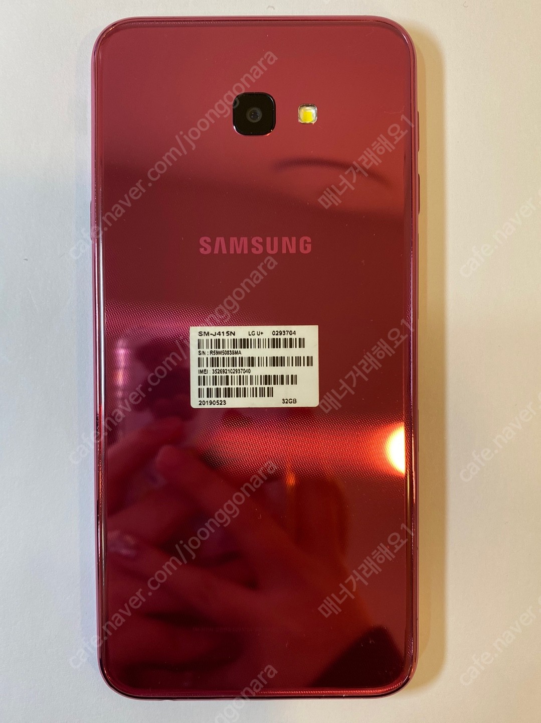 15568 갤럭시J4+ J415 32기가 핑크 무잔상 ... | 애플 | 중고나라