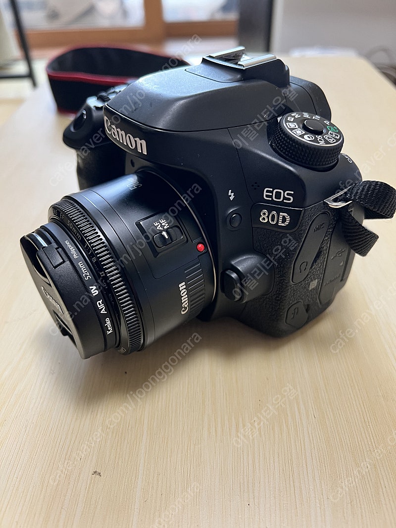 캐논 DSLR 중급기 80D + 1.8 50mm 렌즈 ... | DSLR | 중고나라