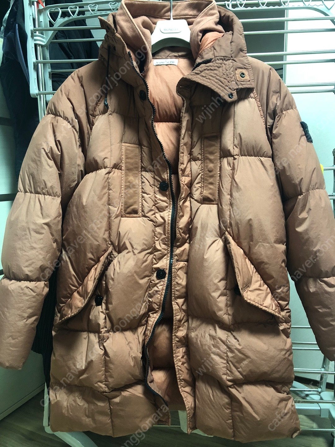 19FW 스톤아일랜드 크링클랩스 롱패딩 핑크(M) | 티셔츠/캐쥬얼의류 | 중고나라