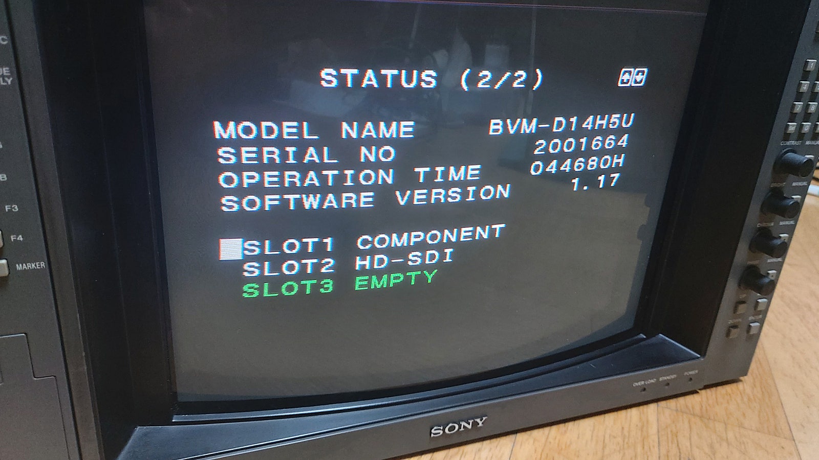 SONY 방송용 HD 14인치 모니터 BVM-D14H5... | 기타 악세서리 | 중고나라