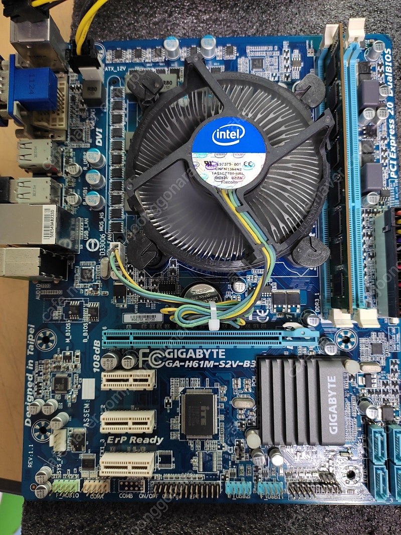 중고메인보드(GIGABYTE H61M-S2V-B3)+C... | CPU/메인보드 | 중고나라