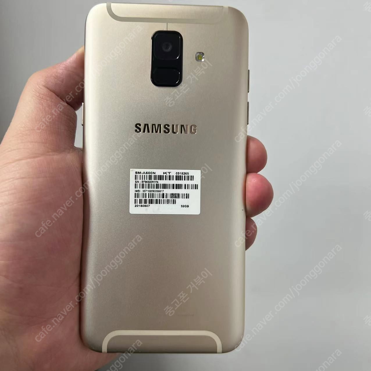 A급 / 갤럭시 A6 32G 골드 / 정상해지 / 무잔... | 애플 | 중고나라