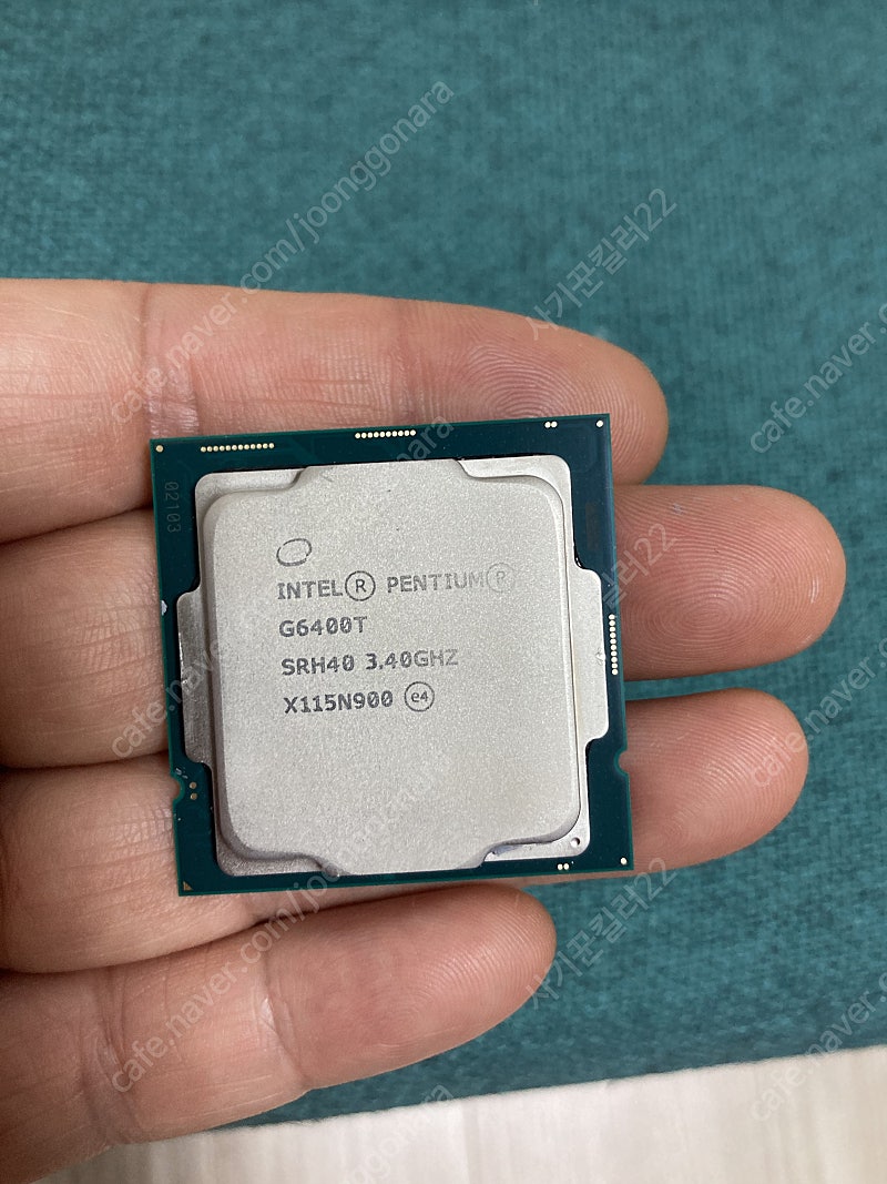 인텔 펜티엄 골드 G6400t 저전력 Cpu 키보드마우스스피커 중고나라