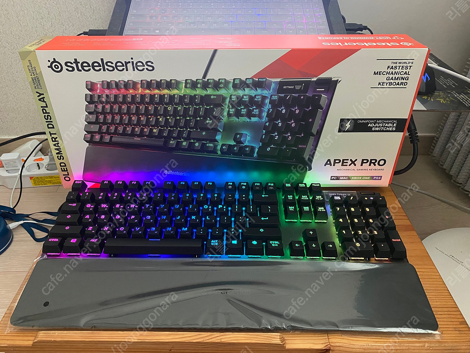 스틸시리즈 Apex Pro 아펙스 프로 옴니아축 판매합 키보드마우스스피커 중고나라