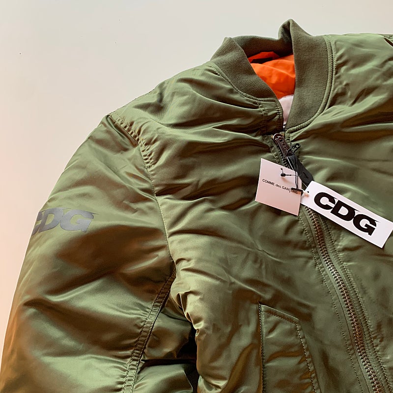 22SS 꼼데가르송 CDG x 알파인더스트리 MA-1 ... | 기타 수입명품 | 중고나라