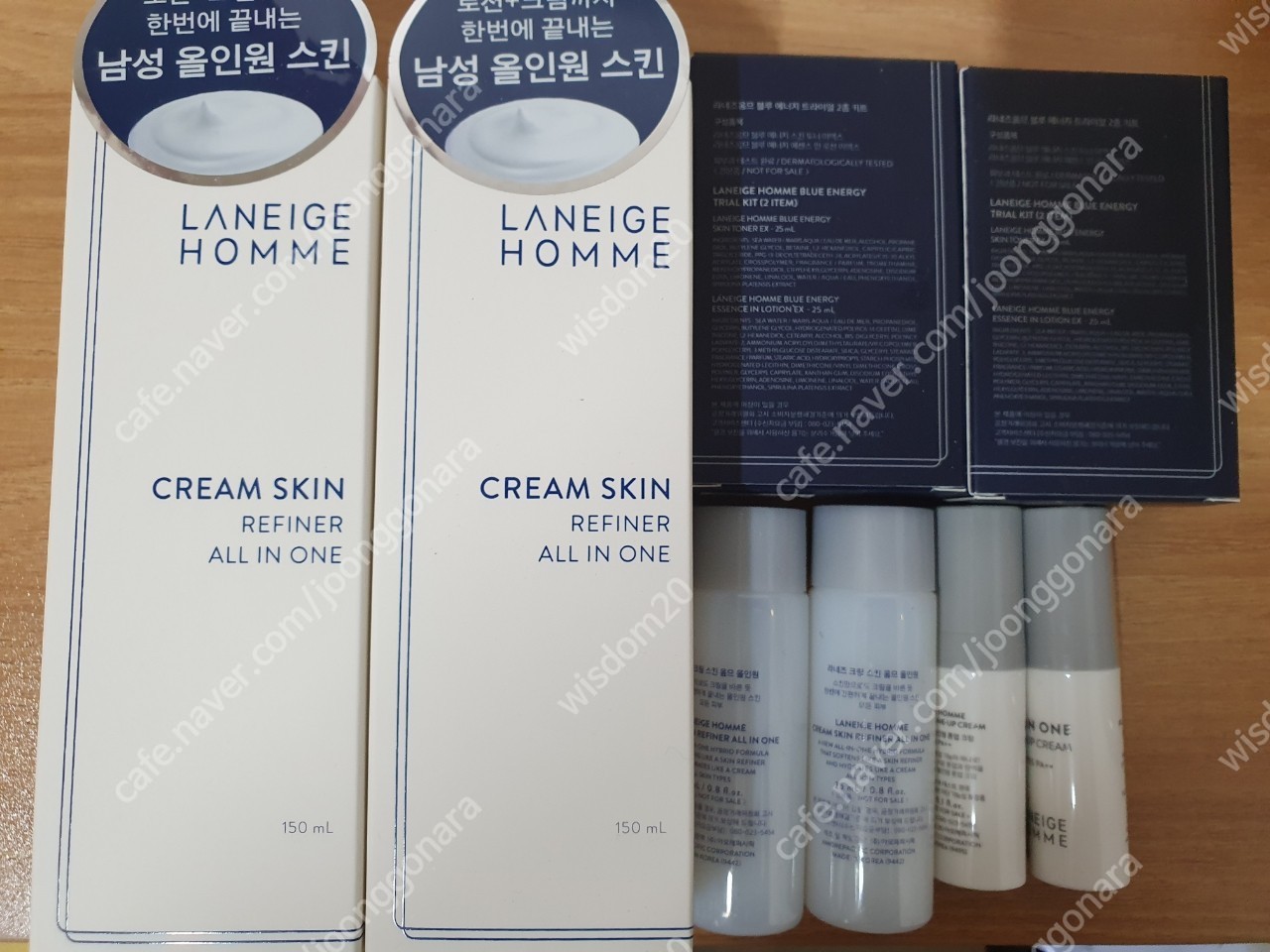 라네즈 크림스킨 옴므 올인원 판매 남성 화장품 중고나라