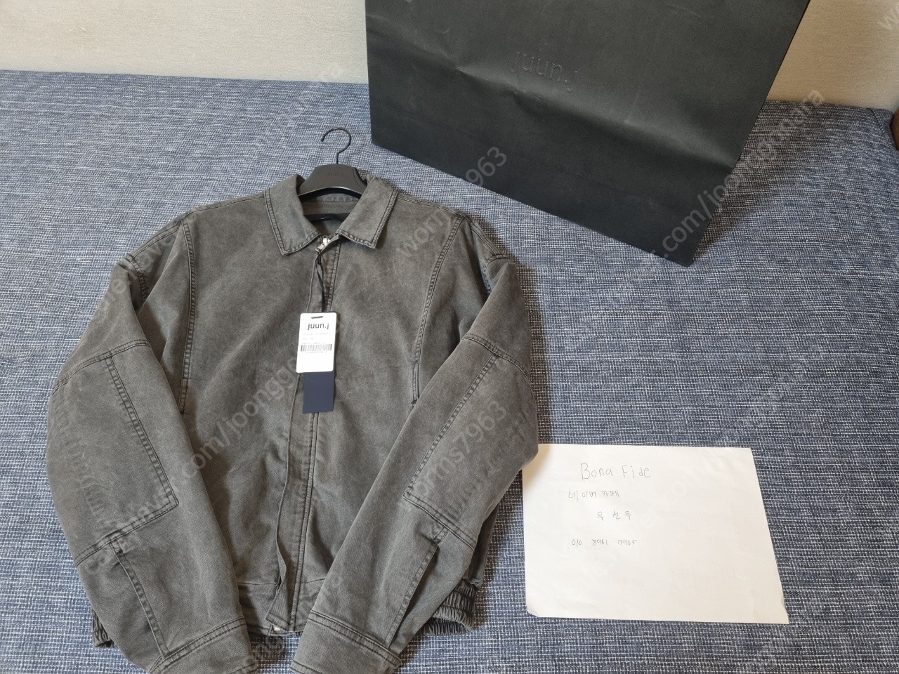 [50만원] 준지 21FW 가먼트 블루종 애쉬그레이 4... | 중고나라 카페에서 운영하는 공식 사이트