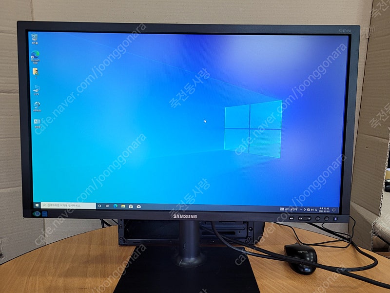 사무용 으로 사용하던 삼성 S24E450 모니터 판매 합니다.(피벗) | 모니터 | 중고나라