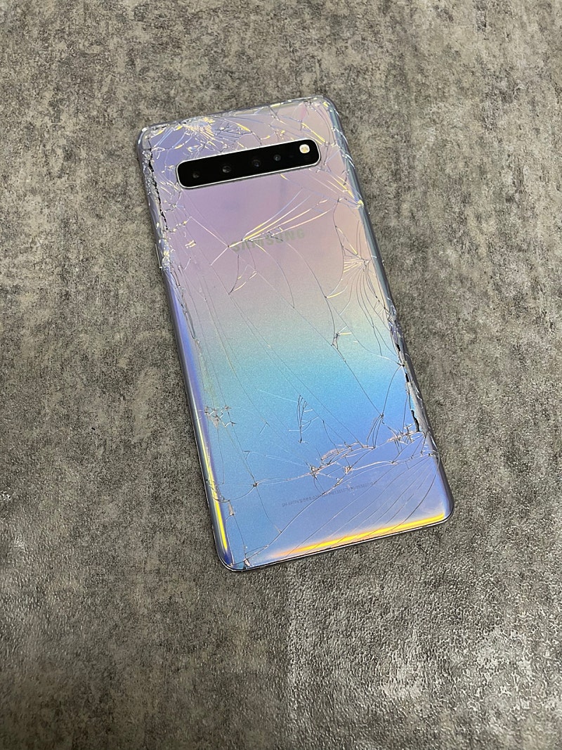 갤럭시S105G 256G 실버 액정파손 기능정상 7만원... | 스마트폰 | 중고나라