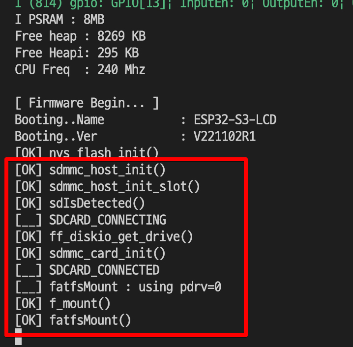 ESP32-S3 800x480 LCD - SD카드 인식 : 네이버 블로그