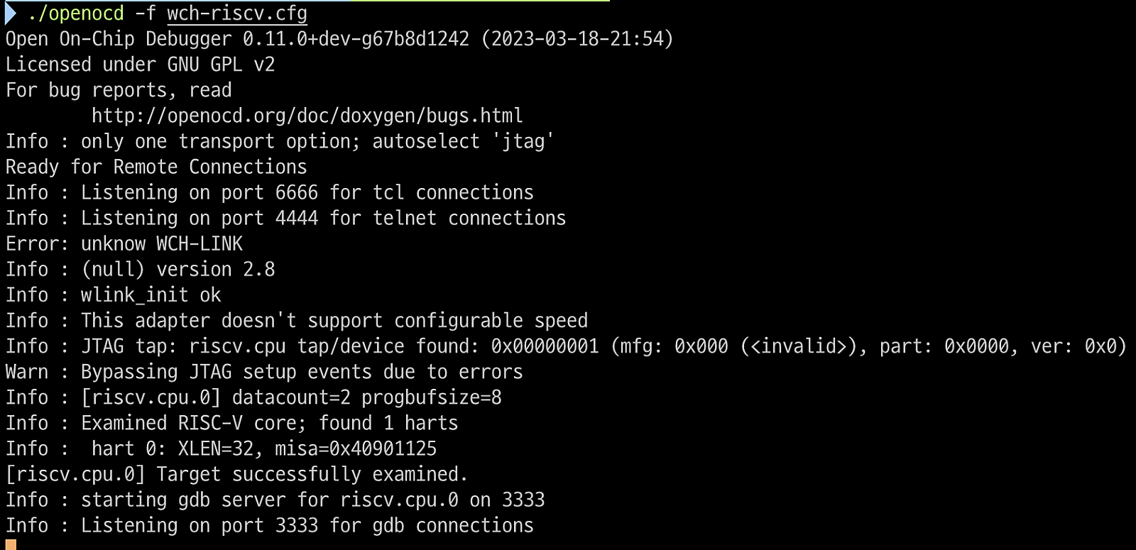 CH32V305 보드 - OpenOCD (Mac) : 네이버 블로그